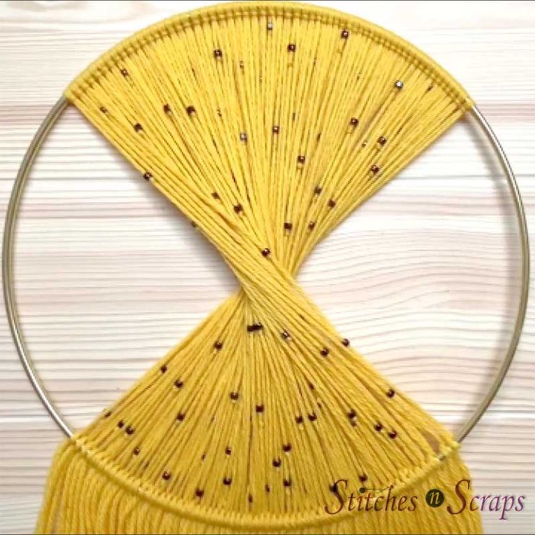 Beaded Wall Hanging - Stitches n Scraps