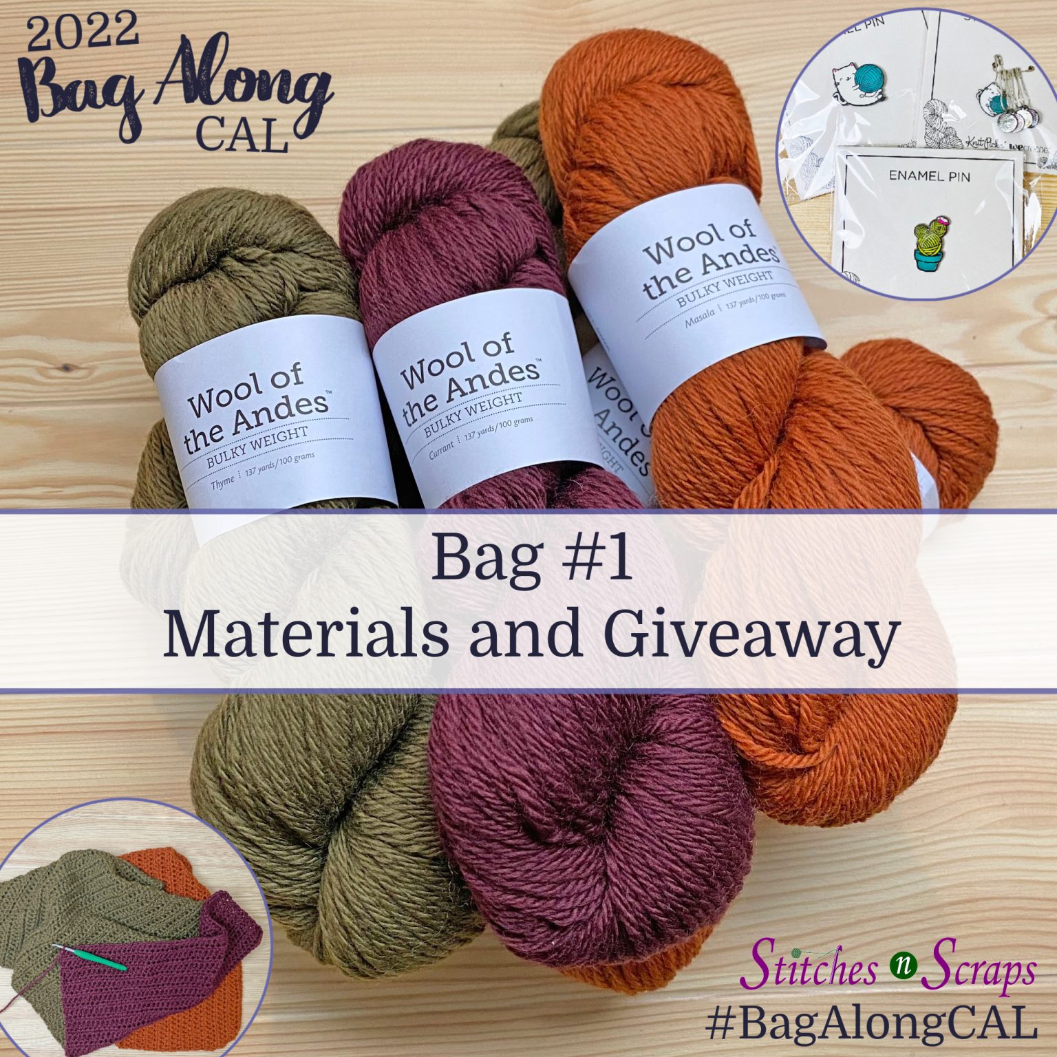 Felted Crochet Origami Bag Pattern - Stitches n Scraps