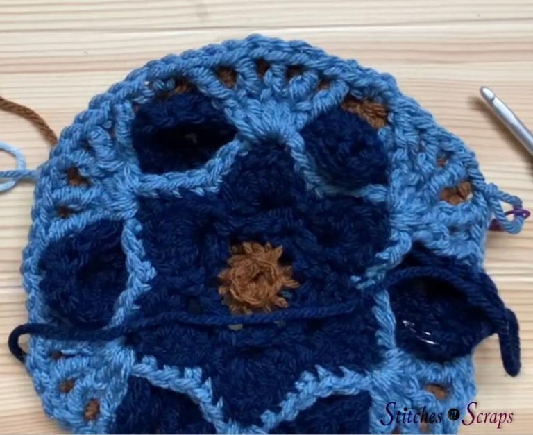 Crochet Mandala Bag Pattern - Stitches n Scraps