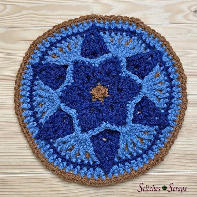 Crochet Mandala Bag Pattern - Stitches n Scraps