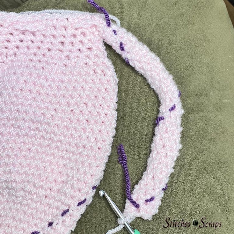Uterus Drawstring Bag Crochet Pattern - Stitches n Scraps