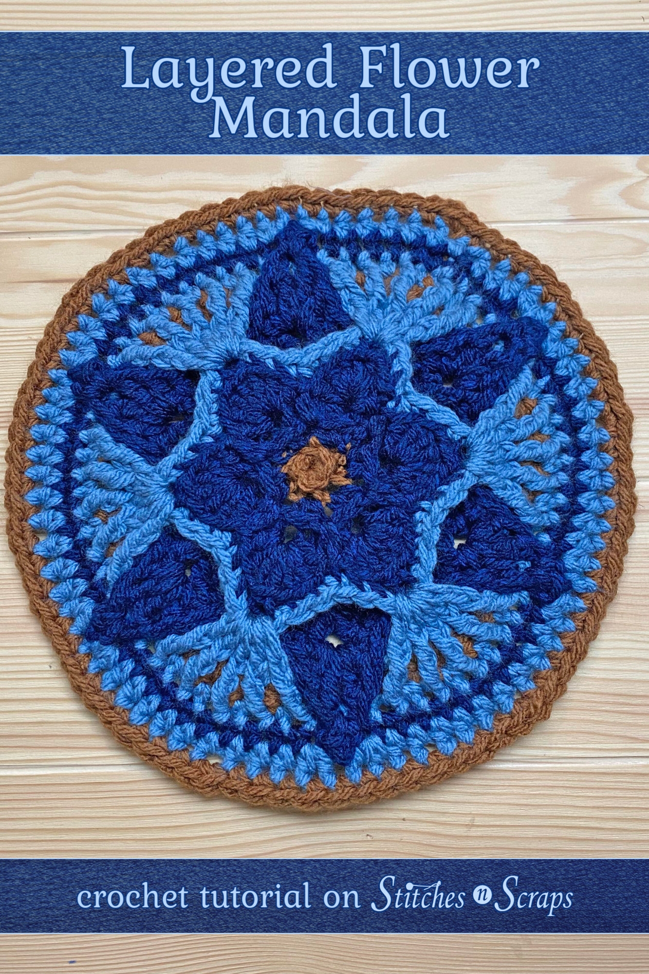 Layered Flower Mandala Tutorial Stitches N Scraps