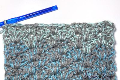 Shell Stitch Crochet Scarf Pattern - Stitches n Scraps