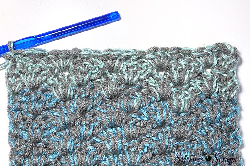 Shell Stitch Crochet Scarf Pattern - Stitches n Scraps