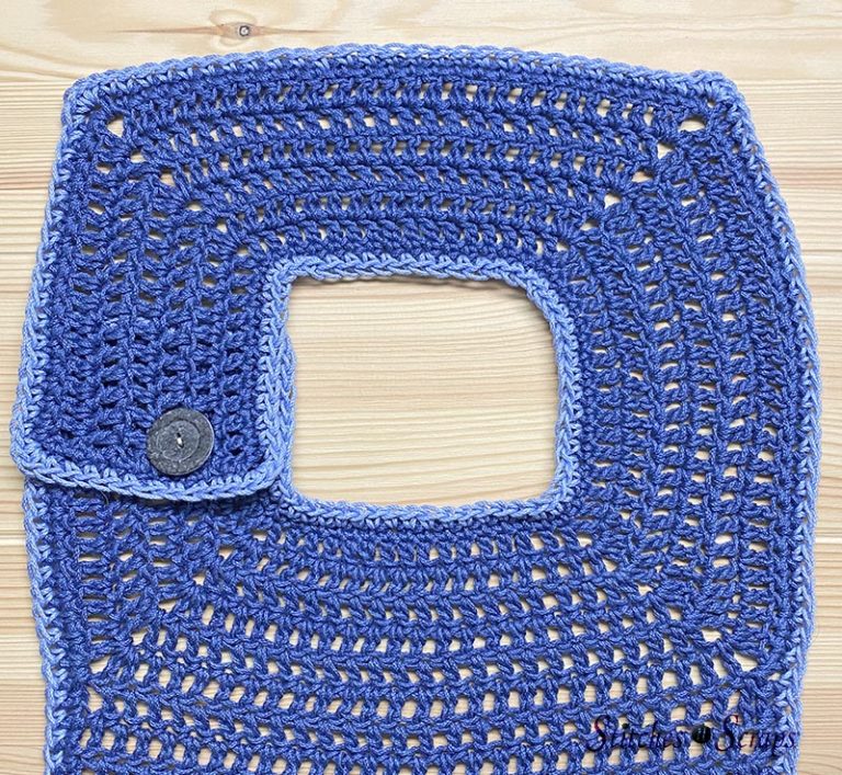 Easy Adult Bib Crochet Pattern - Stitches n Scraps