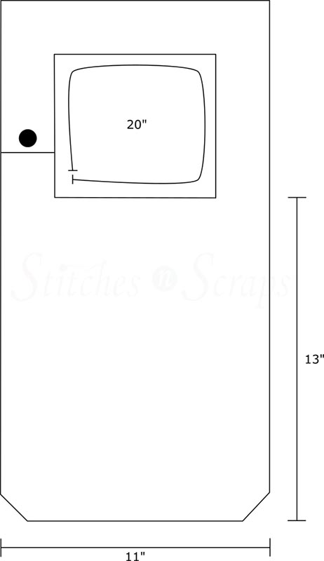Easy Adult Bib Crochet Pattern - Stitches n Scraps