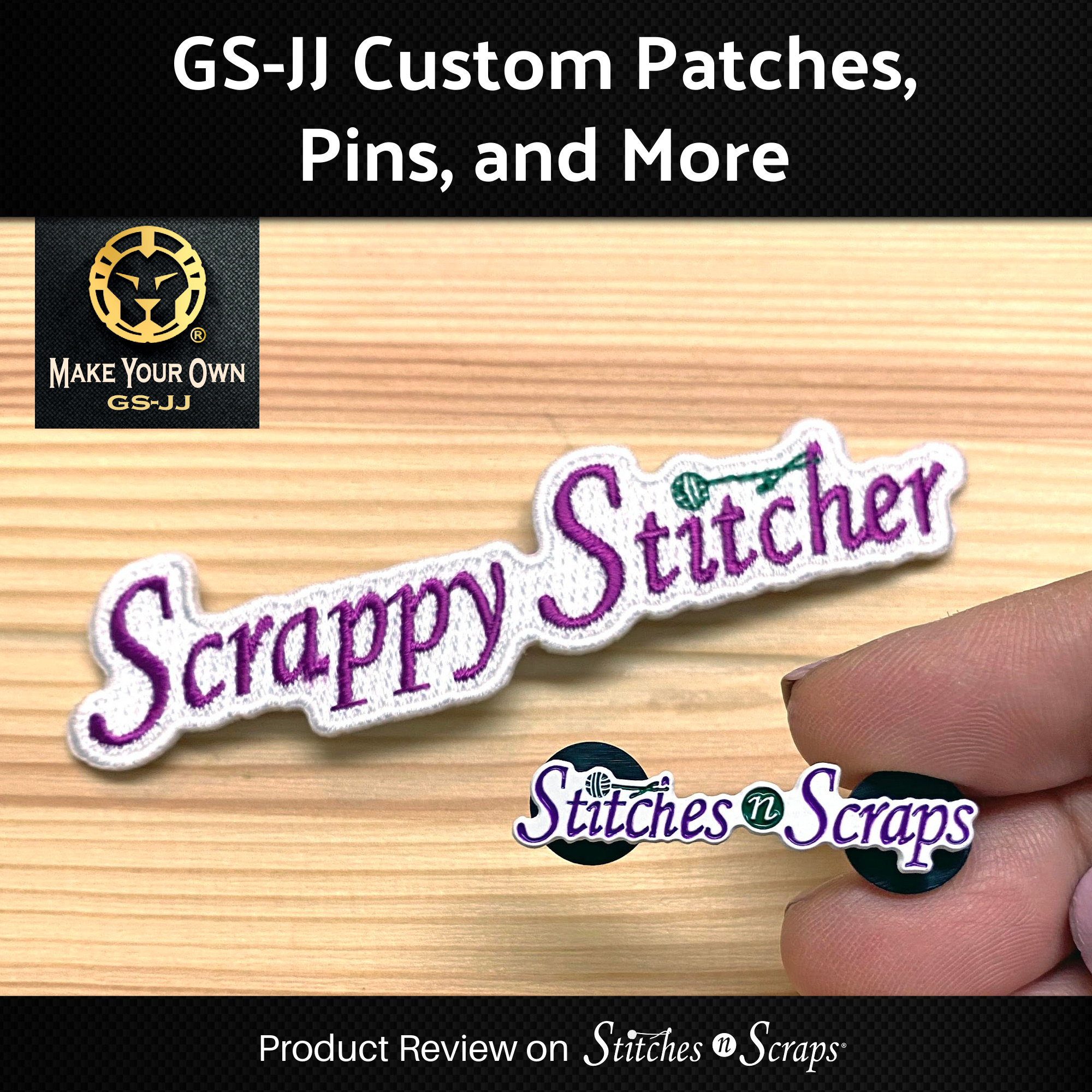 GS-JJ Custom Patches, Pins, and More! - Stitches n Scraps