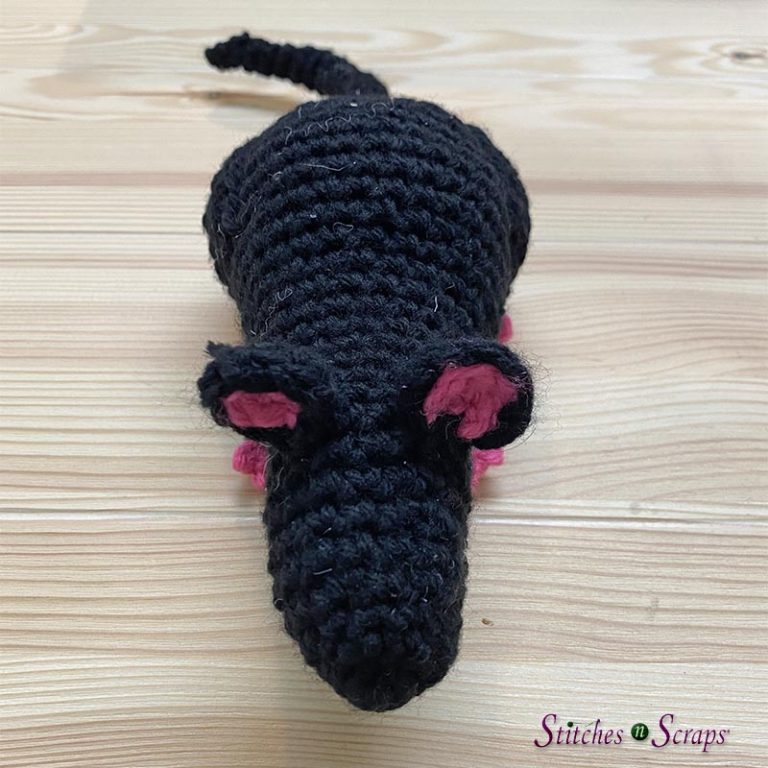 Crochet Rat Amigurumi Pattern - Stitches n Scraps