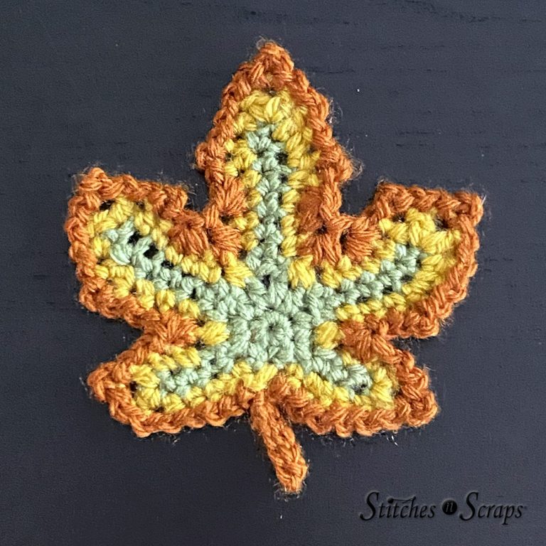 Crochet Sugar Maple Leaf Pattern - Stitches n Scraps