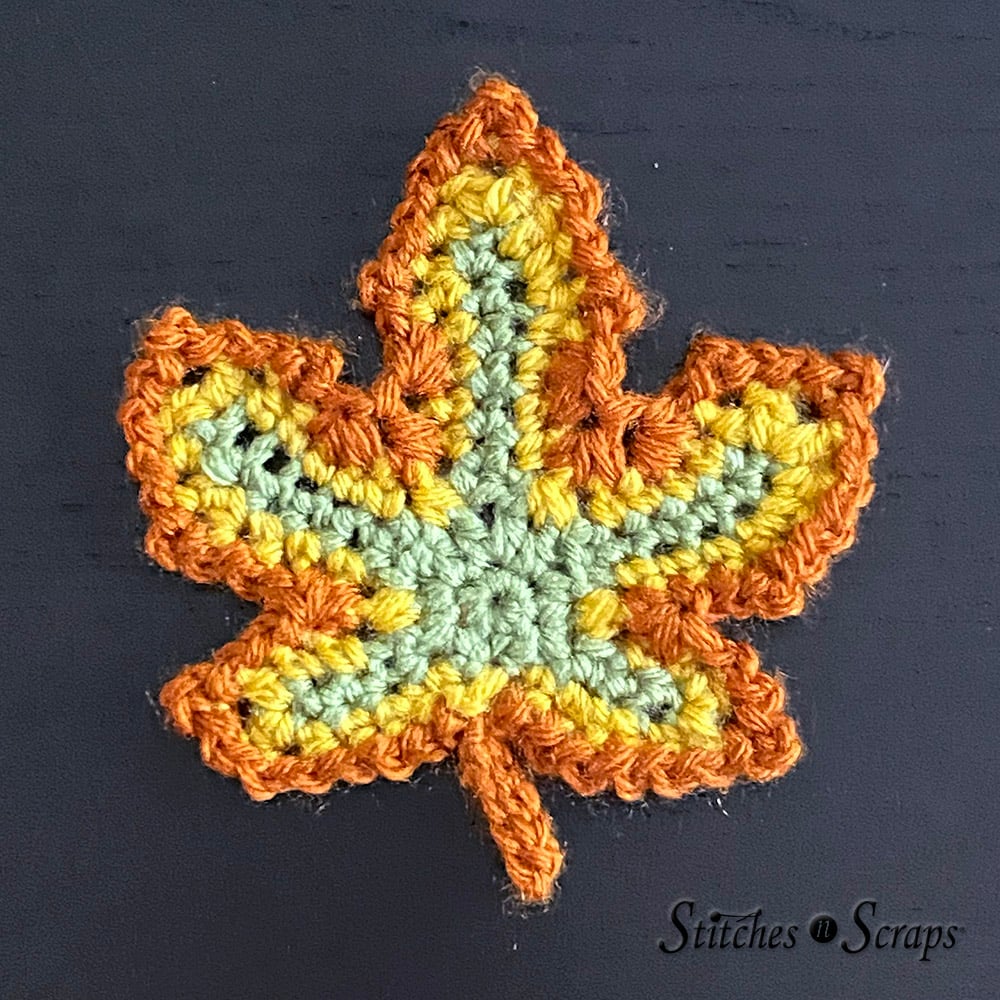 Crochet Sugar Maple Leaf Pattern - Stitches n Scraps