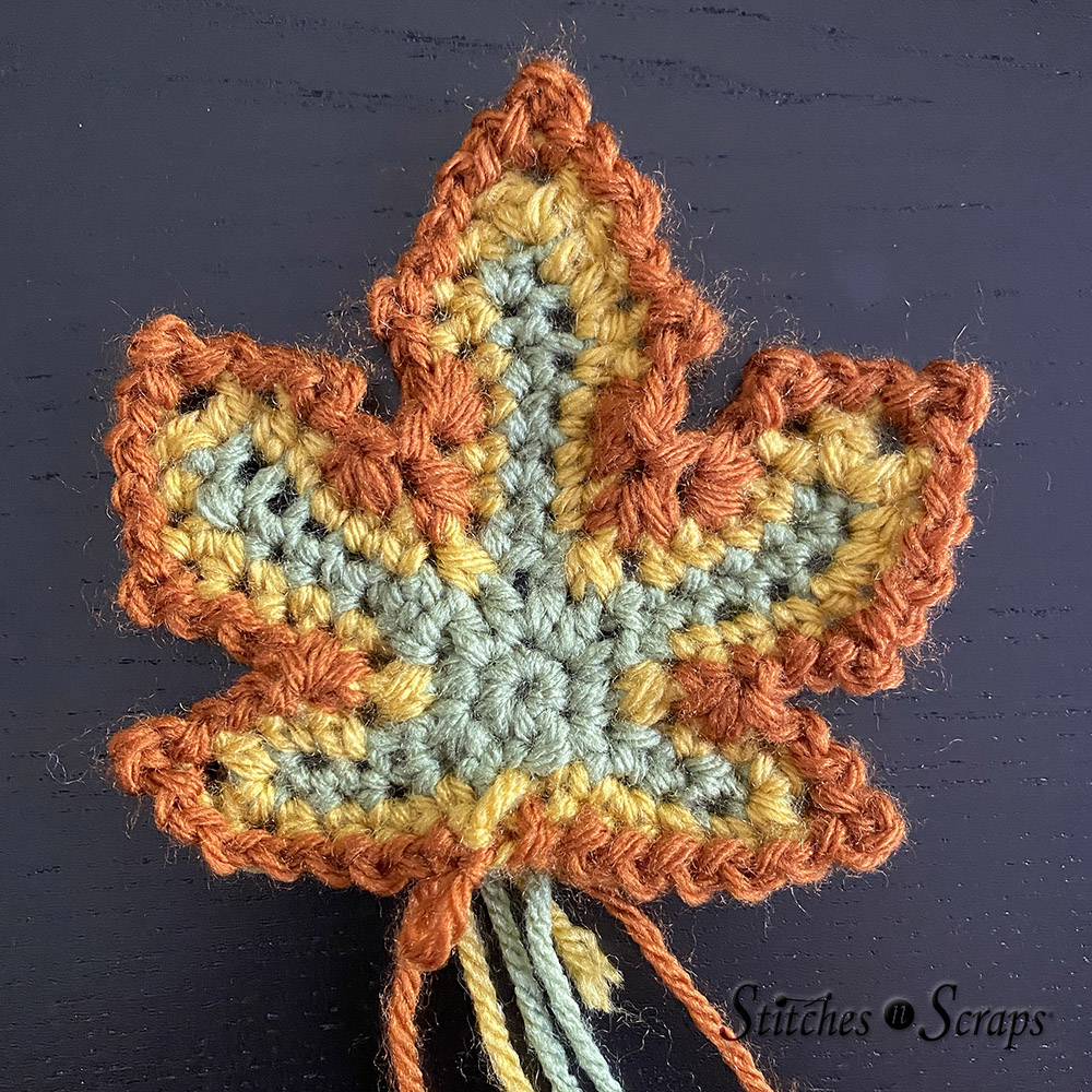 Crochet Sugar Maple Leaf Pattern - Stitches n Scraps