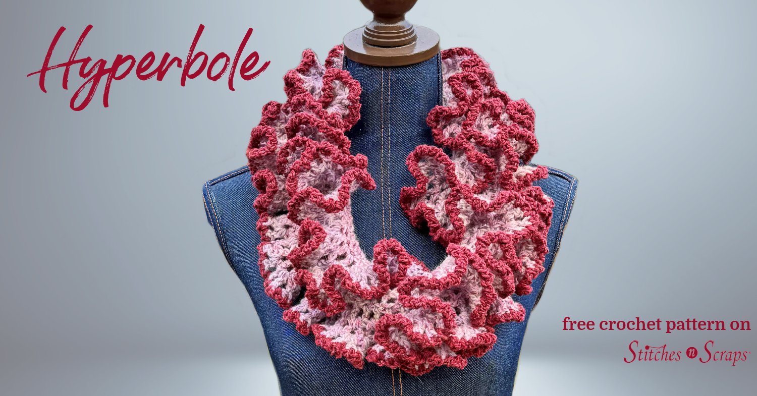 Ruffled Mobius Crochet Cowl - Stitches n Scraps