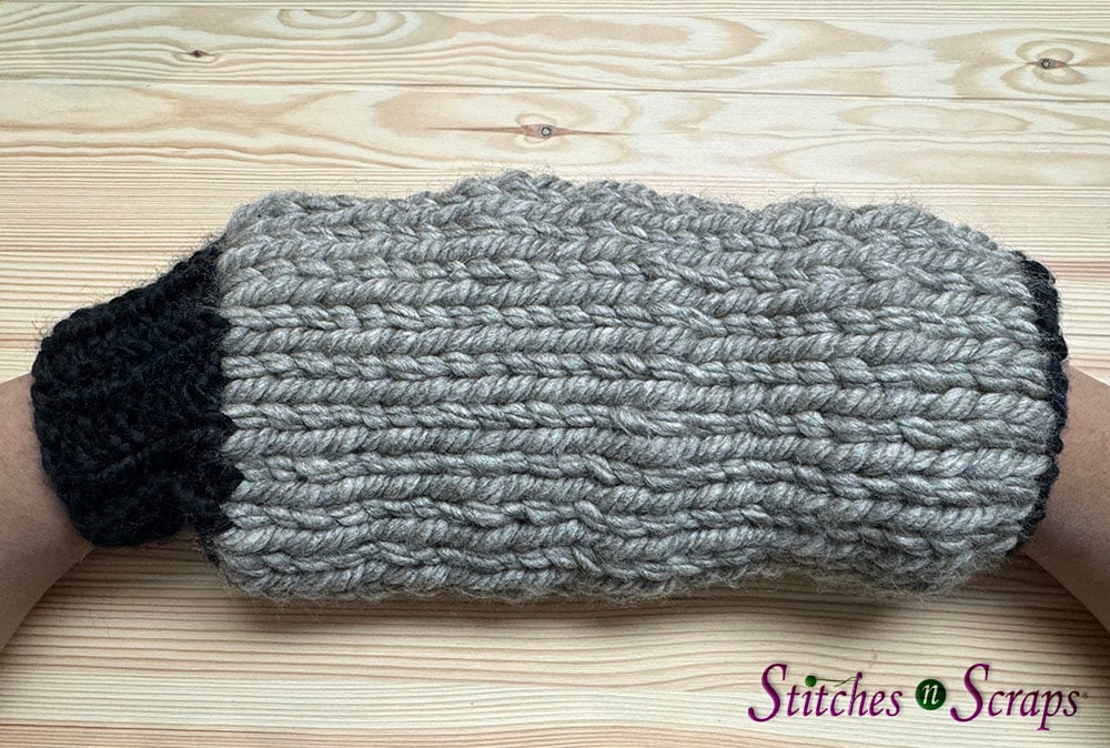 Knit Muff Hand Warmer - Stitches n Scraps