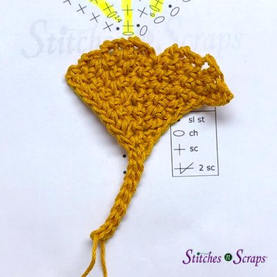 Crochet Ginkgo Leaf Pattern - Stitches n Scraps