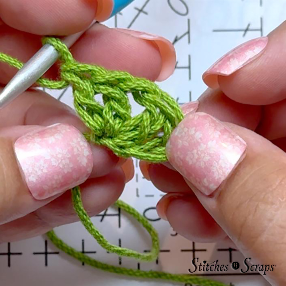 Double Crochet Mitered Square Tutorial - Stitches n Scraps