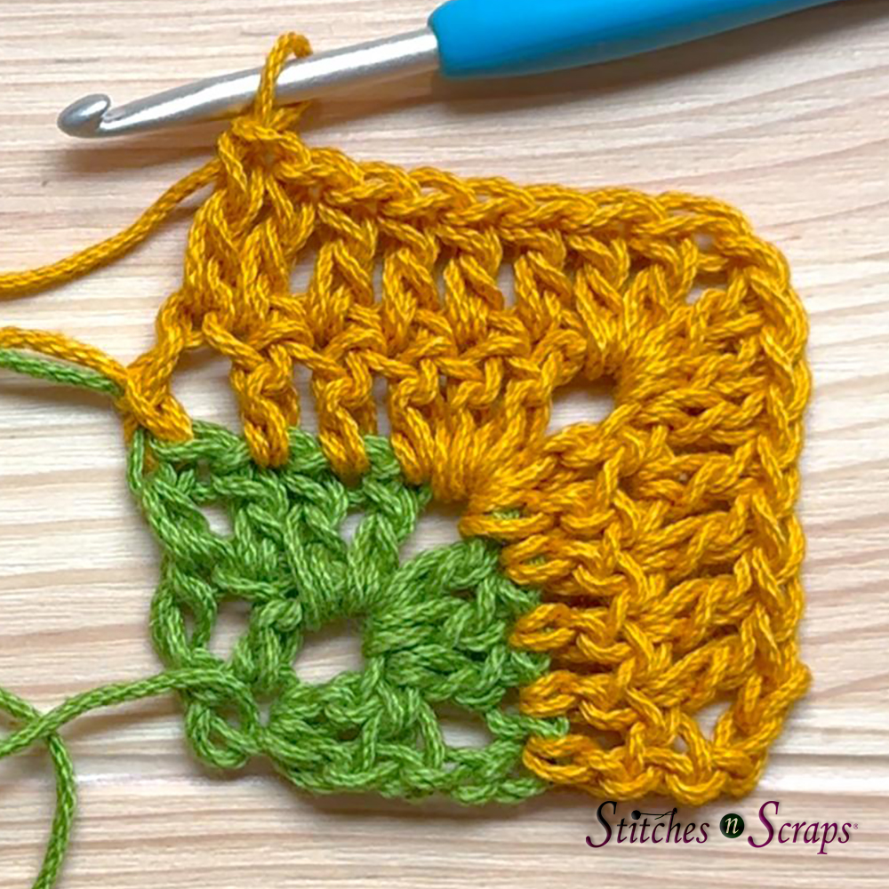 Double Crochet Mitered Square Tutorial - Stitches n Scraps