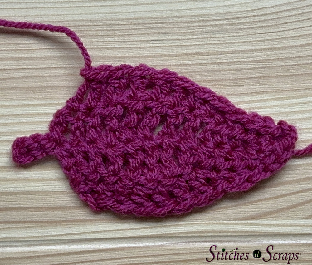 Crochet White Ash Leaf Pattern - Stitches n Scraps