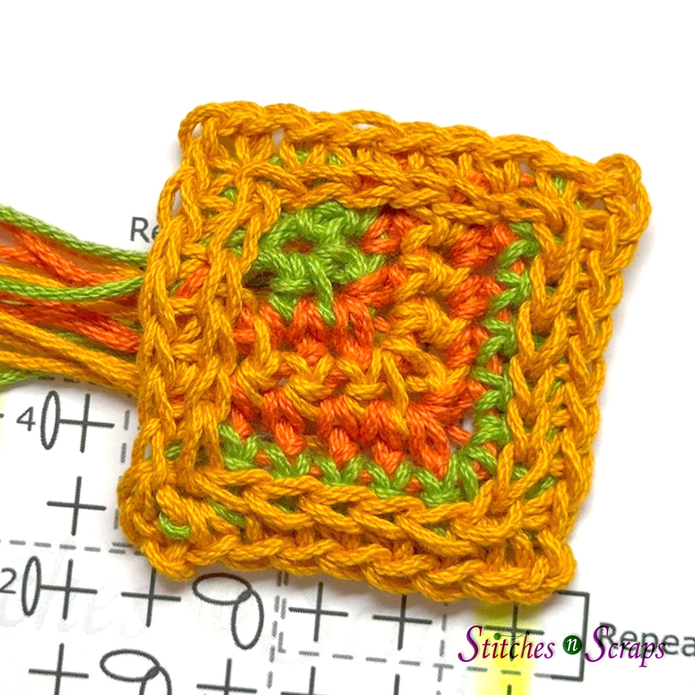 Single Crochet Mitered Square Tutorial - Stitches n Scraps