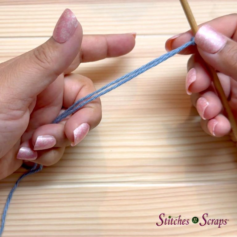 German Twisted Cast-On Knitting Tutorial - Stitches n Scraps