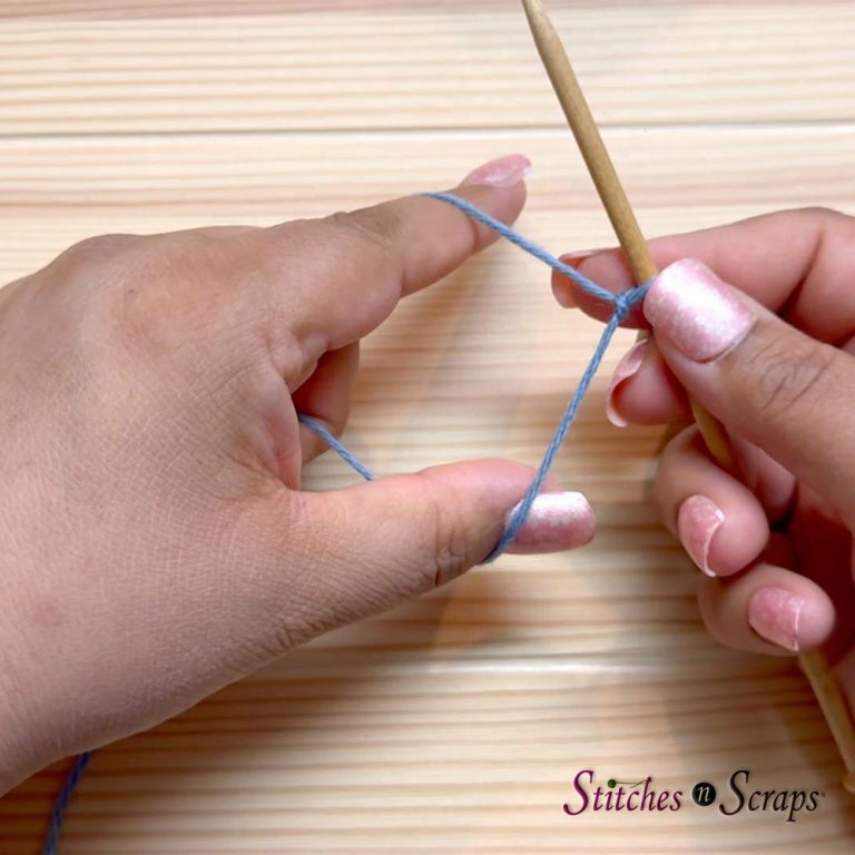 German Twisted Cast-On Knitting Tutorial - Stitches n Scraps