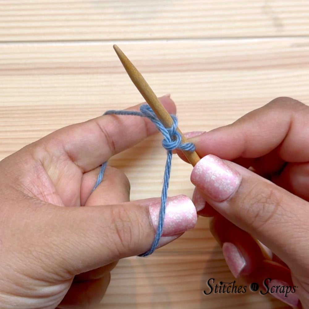 German Twisted Cast-On Knitting Tutorial - Stitches n Scraps