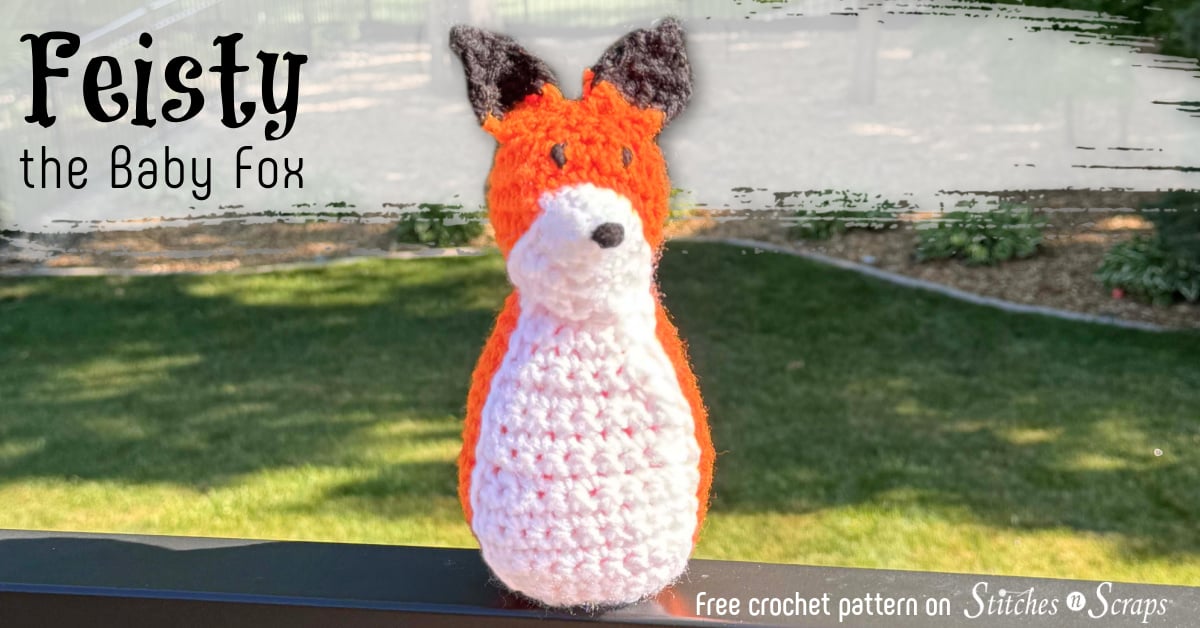 Feisty the Baby Fox Amigurumi Crochet Pattern - Stitches n Scraps